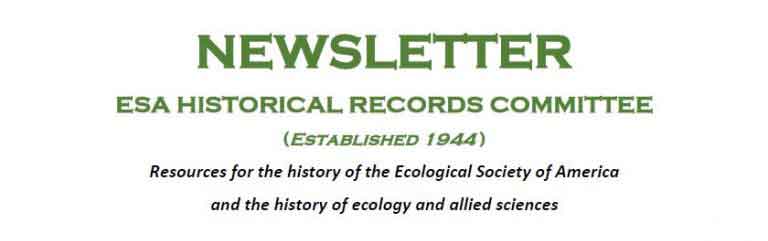 HRC April 2018 Newsletter – Historical Records Committee | Ecological ...